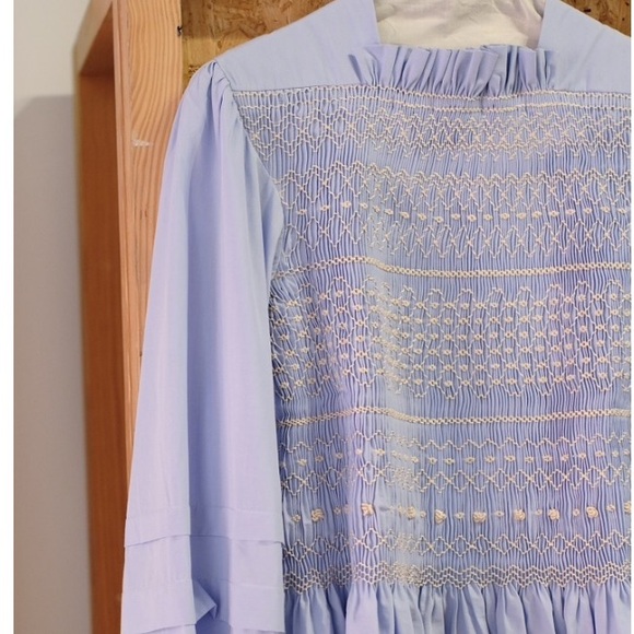 Andion | Tops | Nwt Andion Spain Womens Bespoke Hand Smocked Melissa ...